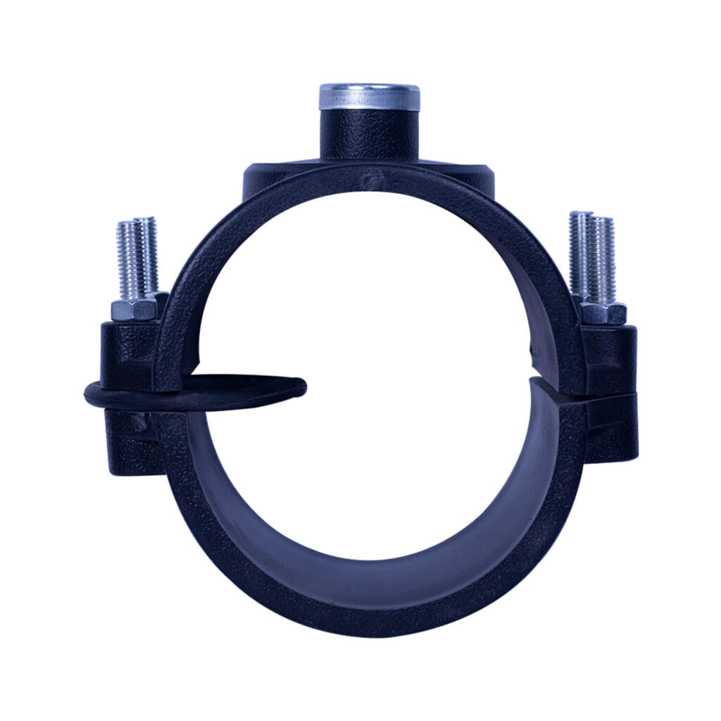 Saddle Clamp PVC 100mm (4" X 1/2") - Tacloban Ultrasteel Corporation
