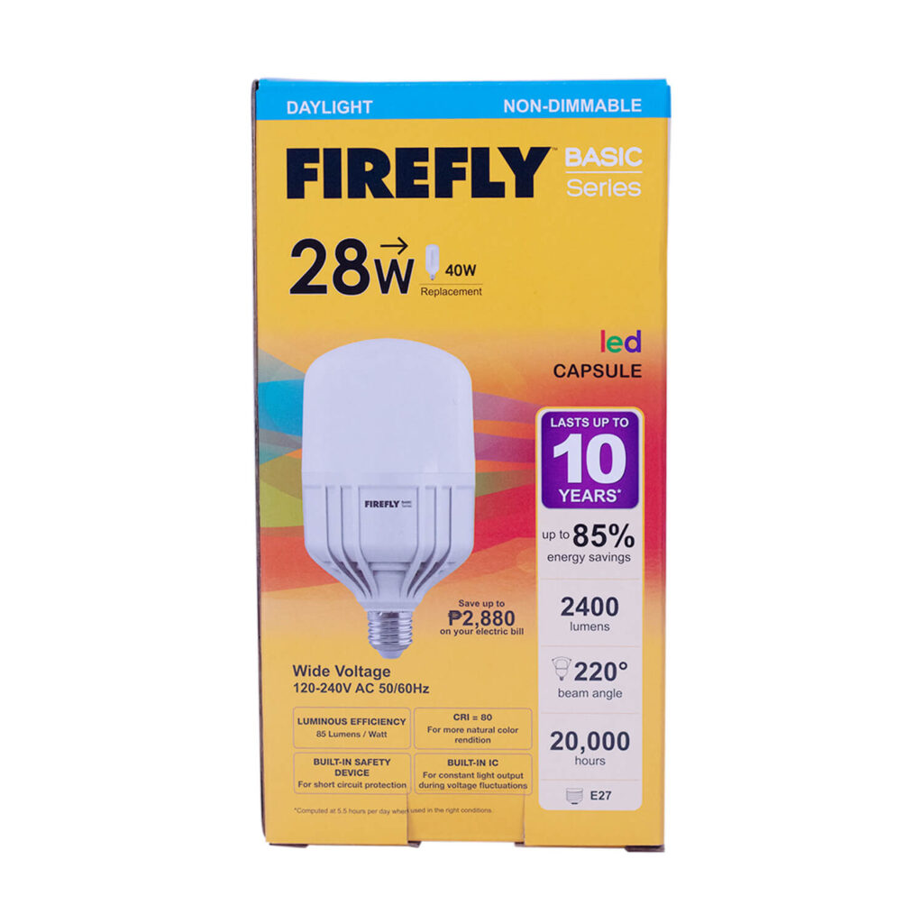 Basic LED Capsule 28 Watts Daylight (EHC128DL) - Tacloban Ultrasteel ...