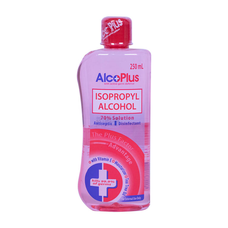 Alcoplus Isopropyl Alcohol 70% 250ml - Tacloban Ultrasteel Corporation