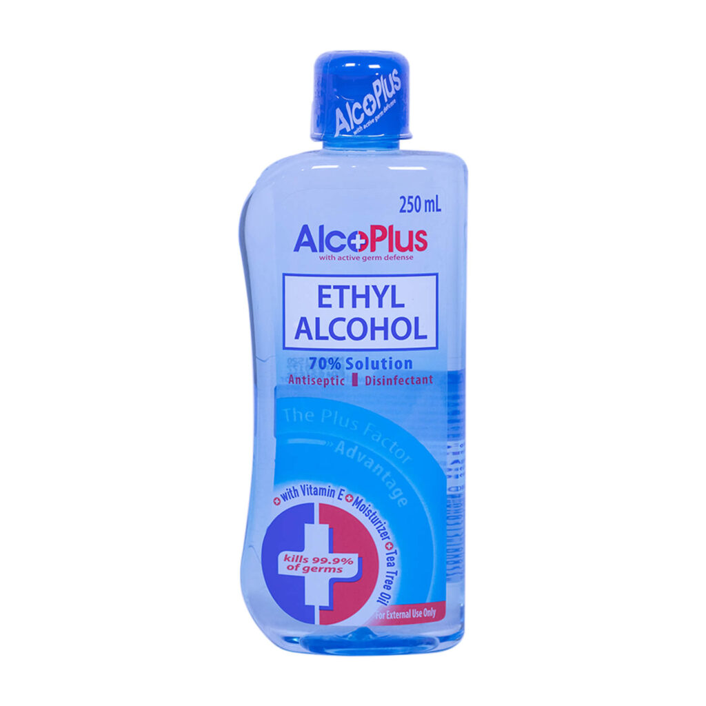 Alcoplus Ethyl Alcohol 70% 250ml - Tacloban Ultrasteel Corporation