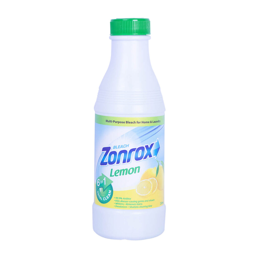 Zonrox Bleach Lemon/Fresh/Floral 250ml - Tacloban Ultrasteel Corporation