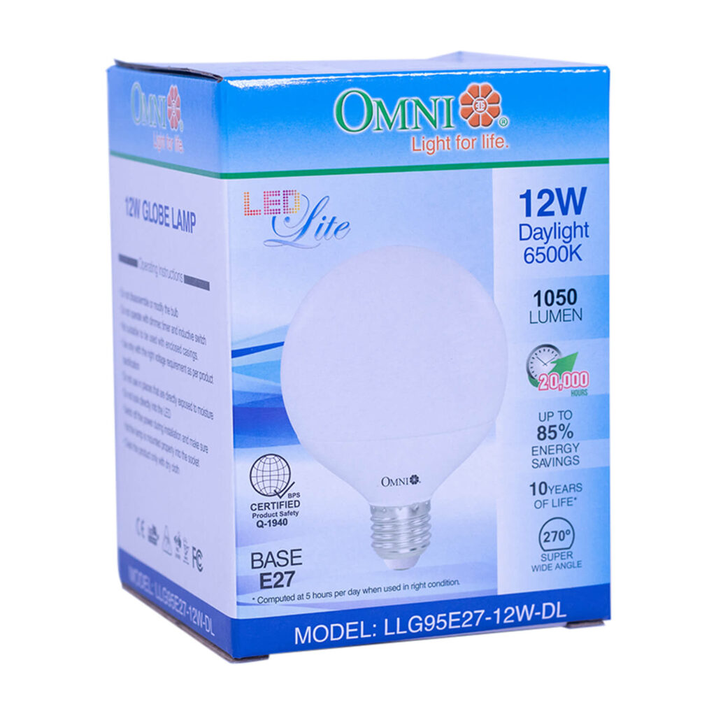 Led Globe Lamp 12 Watts E27 Daylight (LEDG95) - Tacloban Ultrasteel ...