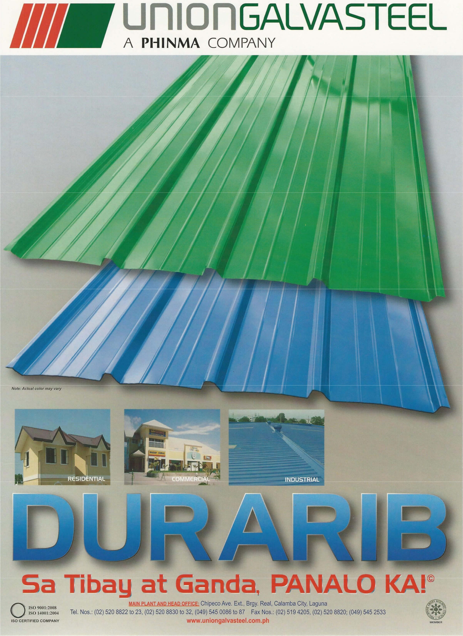 Durarib 0.60mm X 4' (per Meter) - Tacloban Ultrasteel Corporation