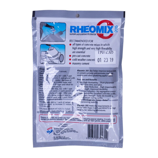 Rheomix 205 120g (pack) - Tacloban Ultrasteel Corporation