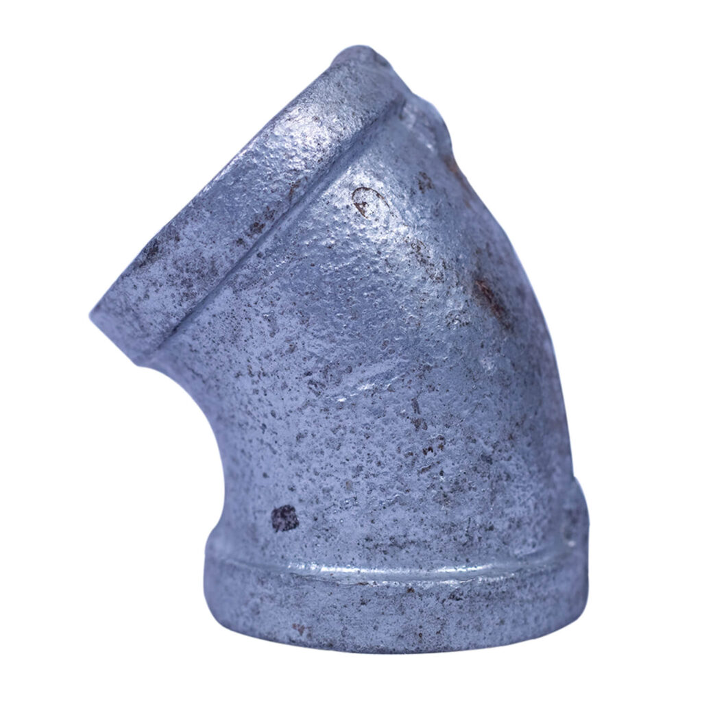 Galvanized Iron Heavy Duty Elbow 025mm(1") X 45 Degree - Tacloban ...