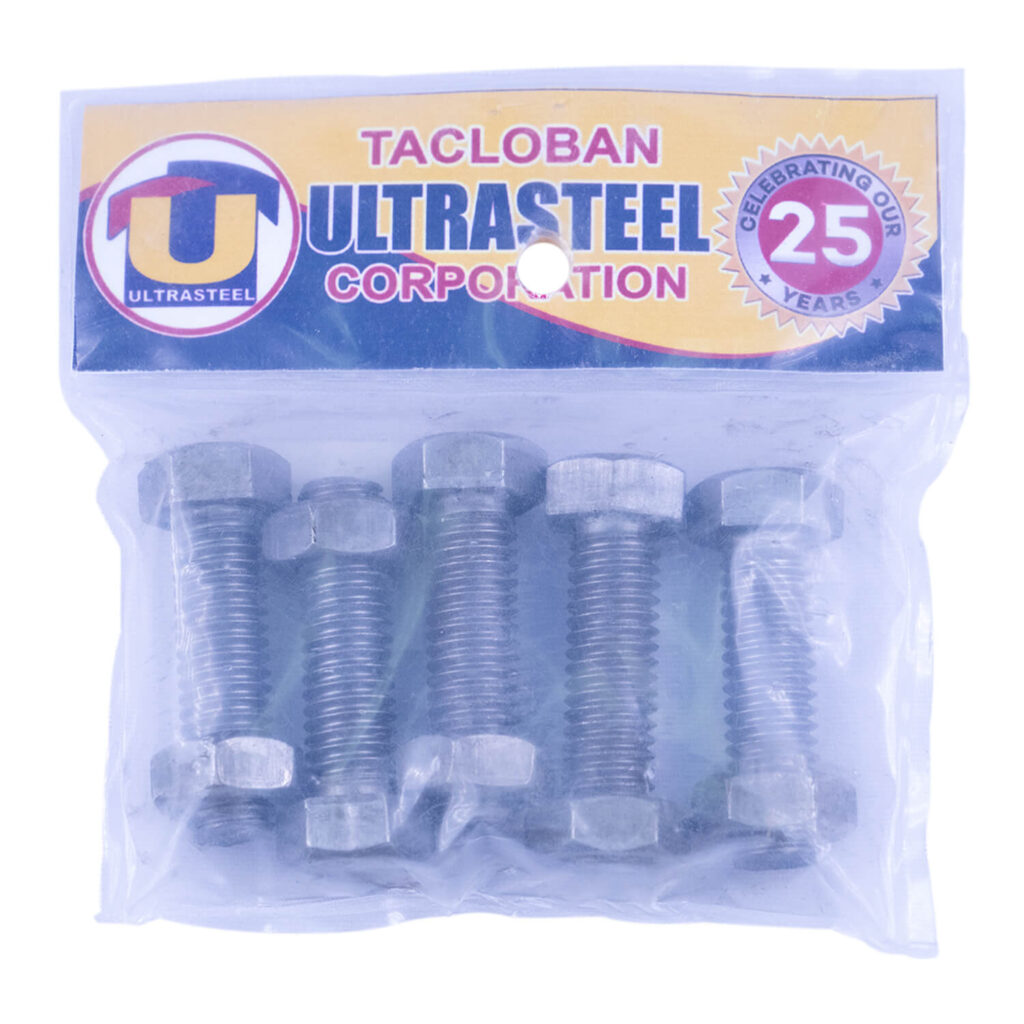 Capscrew W/nut 7/16" X 1-1/2" (5pcs/pck) - Tacloban Ultrasteel Corporation