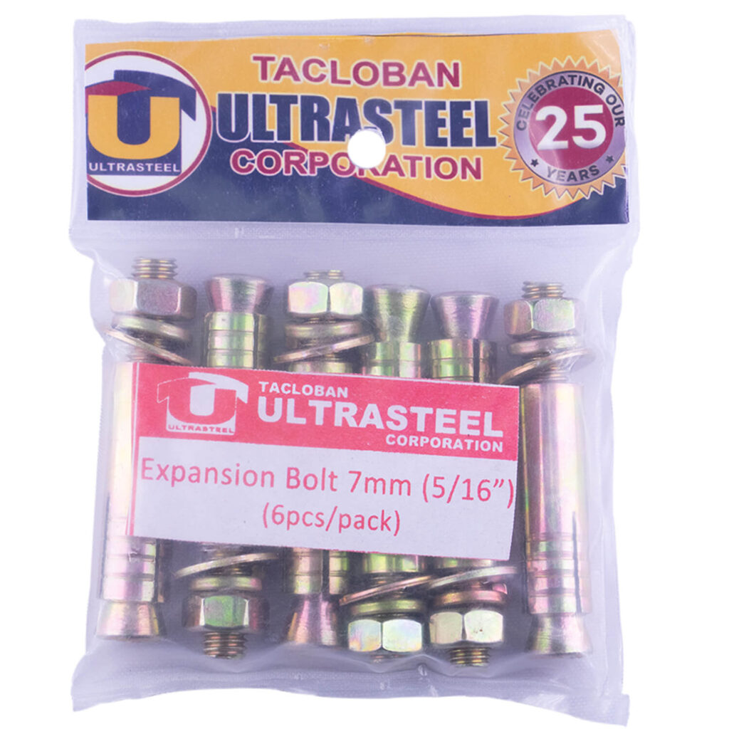 Rigid Dyna Bolt 7mm (5/16) (6/1pack) - Tacloban Ultrasteel Corporation
