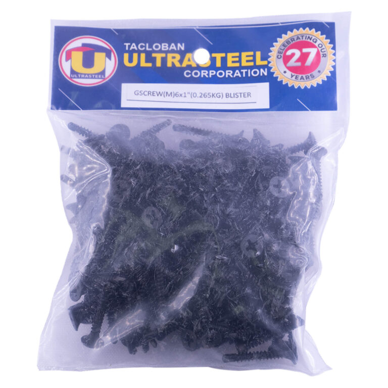 Gypsum Screw (Metal) 6" X 1"(0.265kg-pack) - Tacloban Ultrasteel ...
