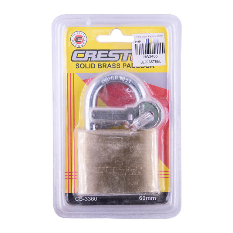 Creston Brass Padlock 60mm (CB3360) - Tacloban Ultrasteel Corporation