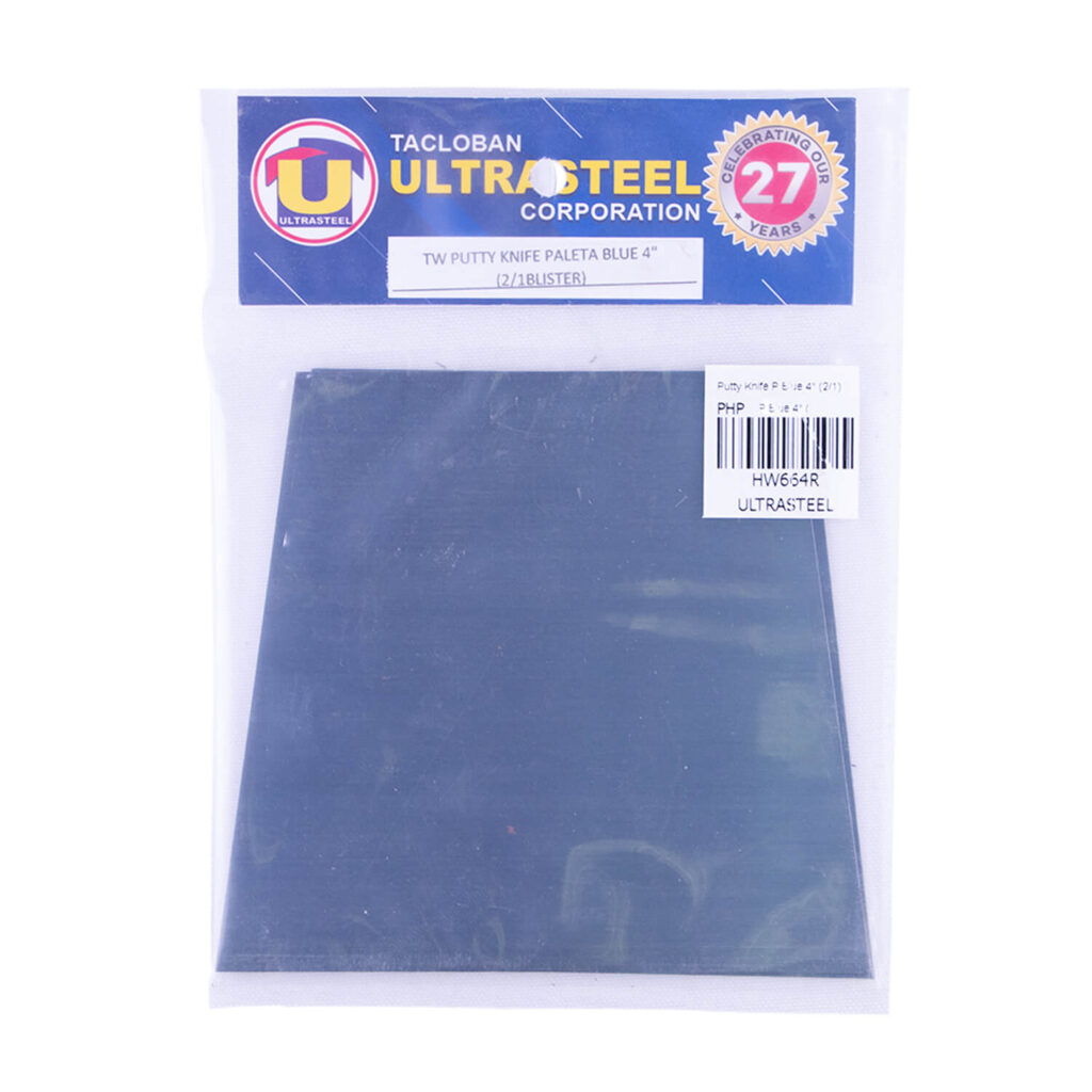 Putty Knife Paleta Blue 4" (2/1Blister) - Tacloban Ultrasteel Corporation