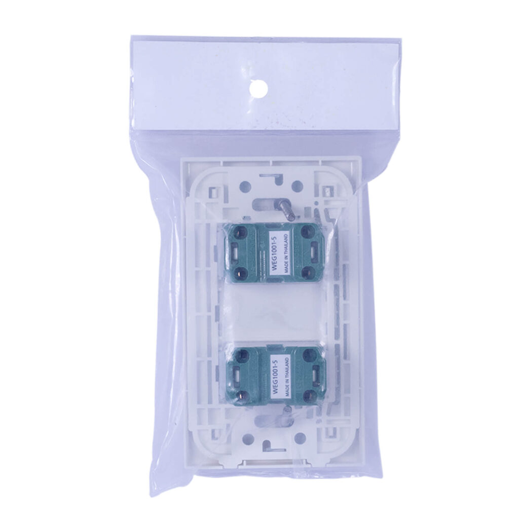 Panasonic Wide (Set) 2-Gang Flat Pin Outlet White Plate - Tacloban ...