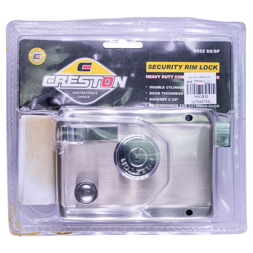 Creston Security Rim Lock HD 9552SS/SP - Tacloban Ultrasteel Corporation