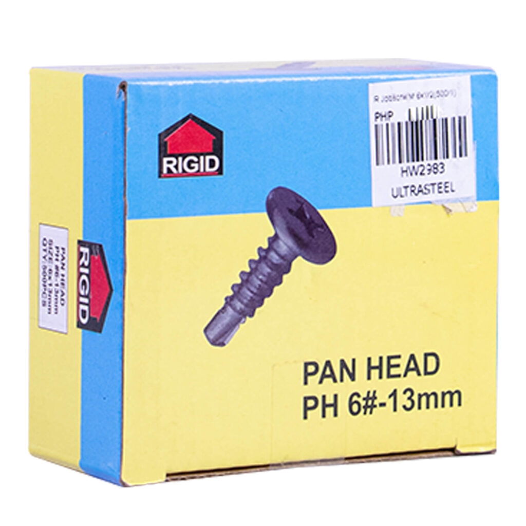 Rigid Job Screw Metal #6x1/2" (500/1Box) - Tacloban Ultrasteel Corporation