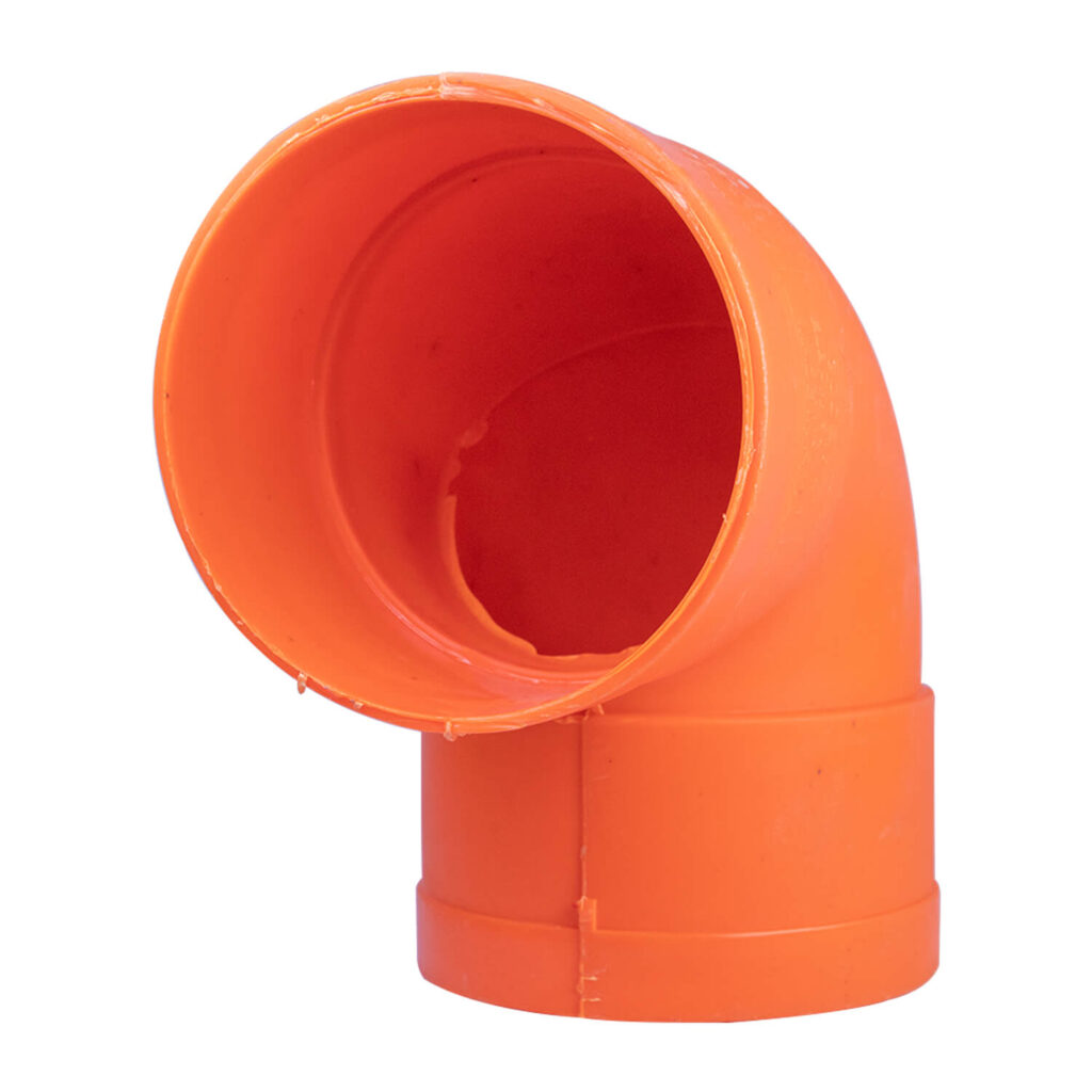 Sanitary PVC S1000 Elbow 4" X 90 Degree - Tacloban Ultrasteel Corporation