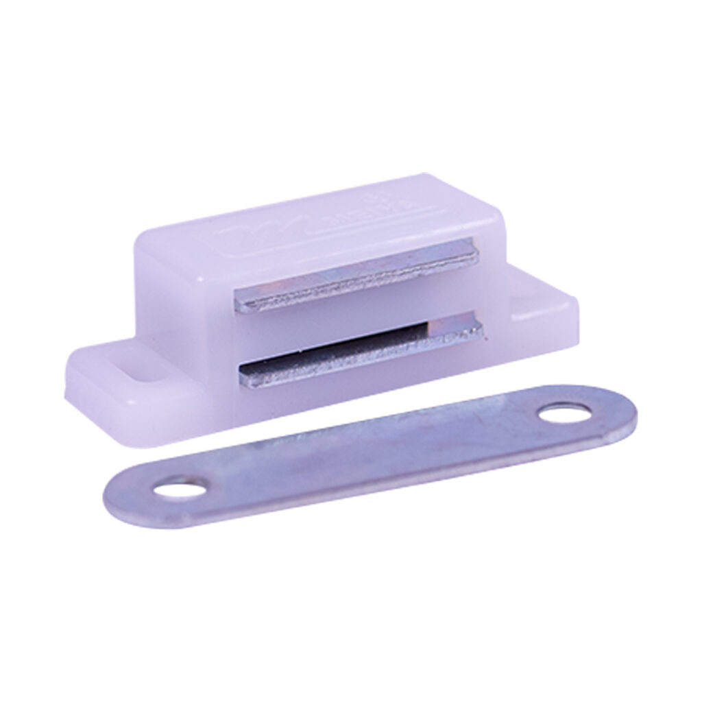 Magnetic Catches PVC White Big (2/1) Blister - Tacloban Ultrasteel ...