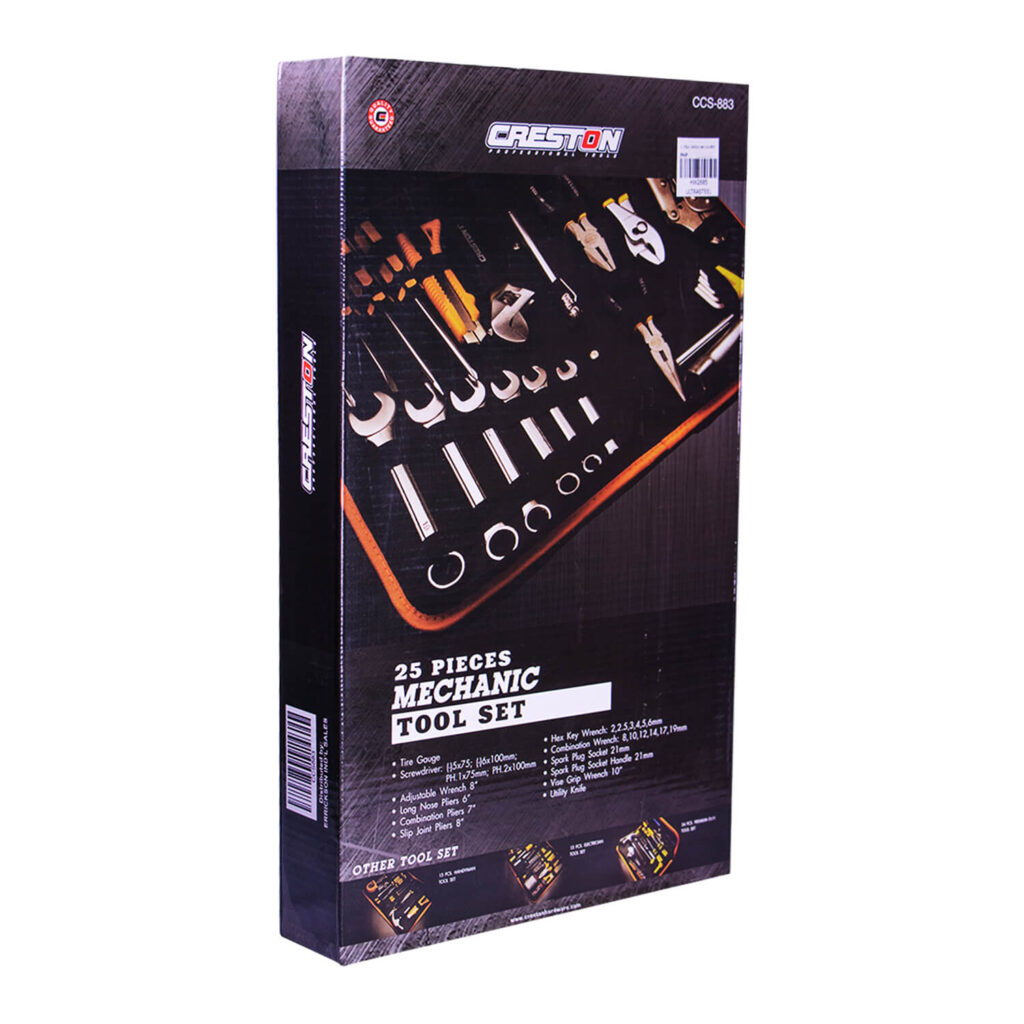 Creston 25pcs. Car Tool Set CCS-883 - Tacloban Ultrasteel Corporation