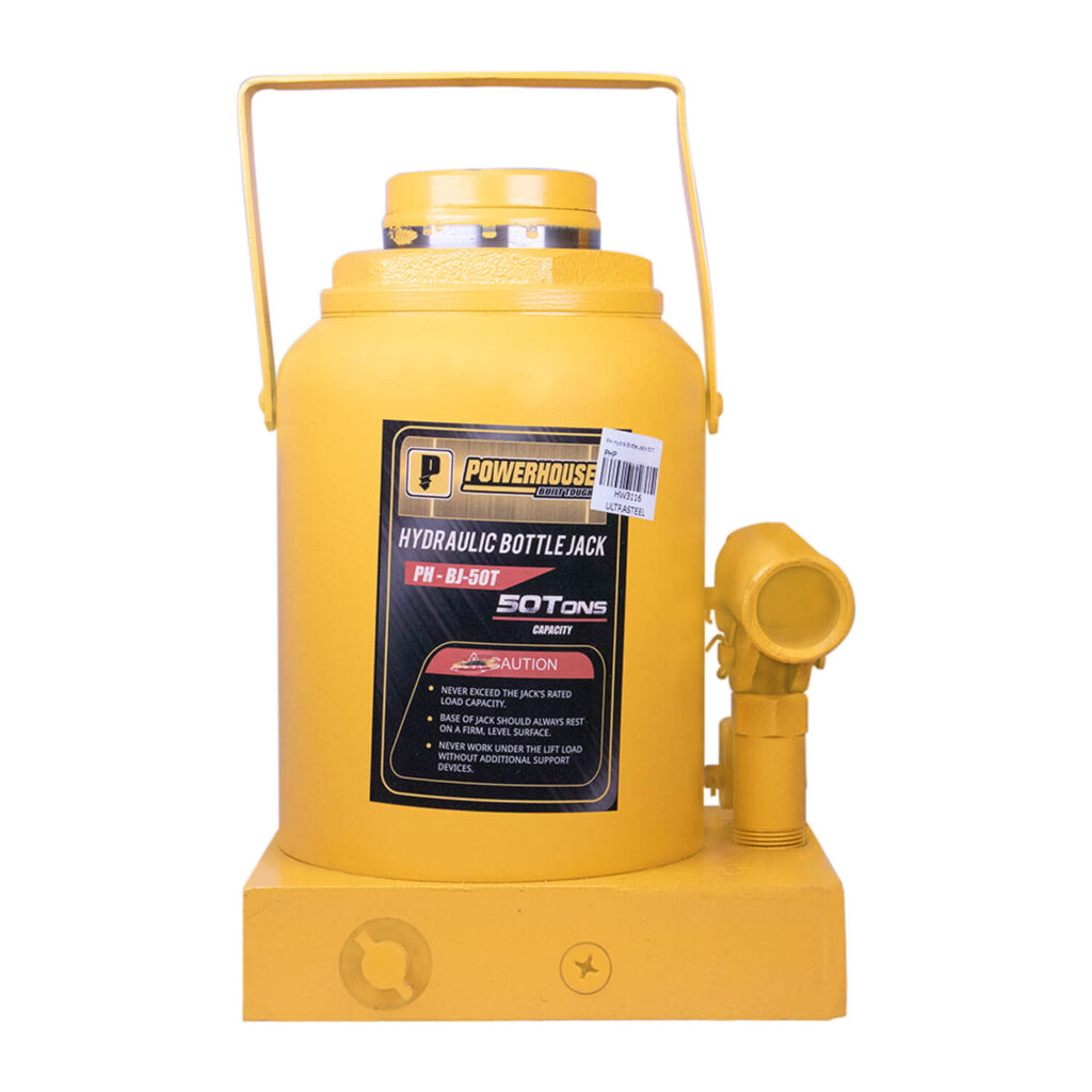 Powerhouse Hydraulic Bottle Jack 50Tons - Tacloban Ultrasteel Corporation