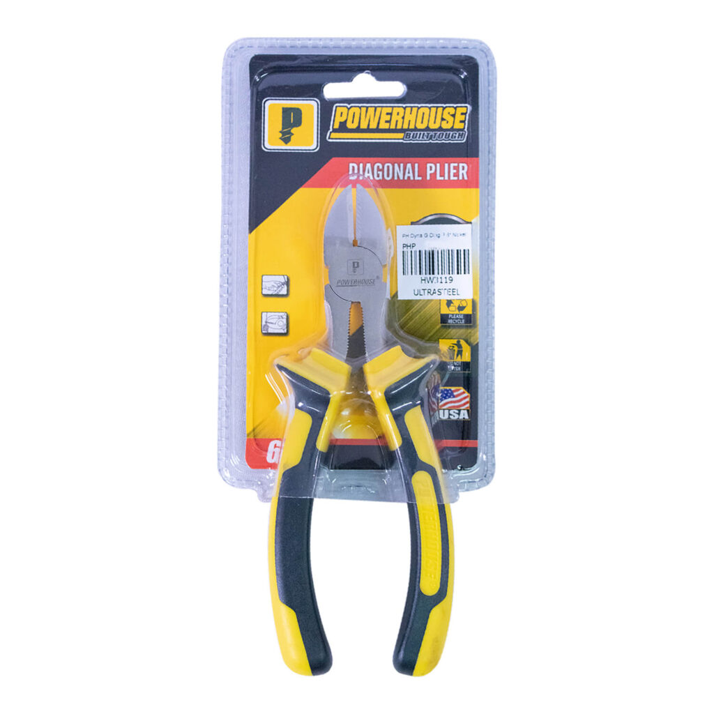 Powerhouse Dyna Grip Diag Plier 6" Nickle Plated - Tacloban Ultrasteel ...