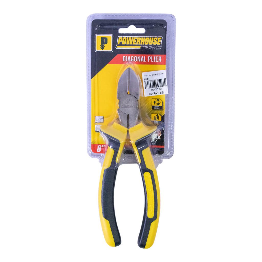 Powerhouse Dyna Grip Diag Plier 8" Nickle Plated - Tacloban Ultrasteel ...