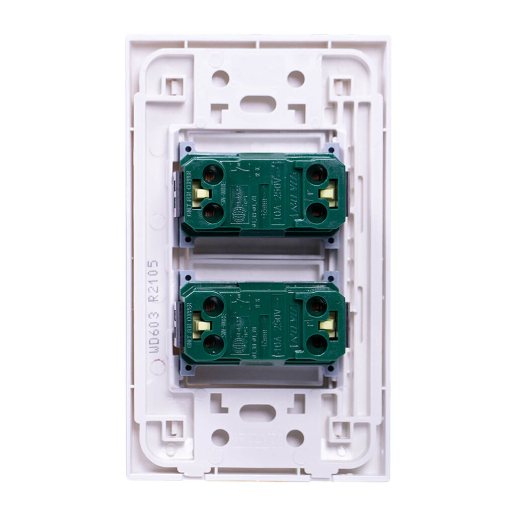 Royu Wide 2 Gang Switch With Led Set WD603 - Tacloban Ultrasteel ...