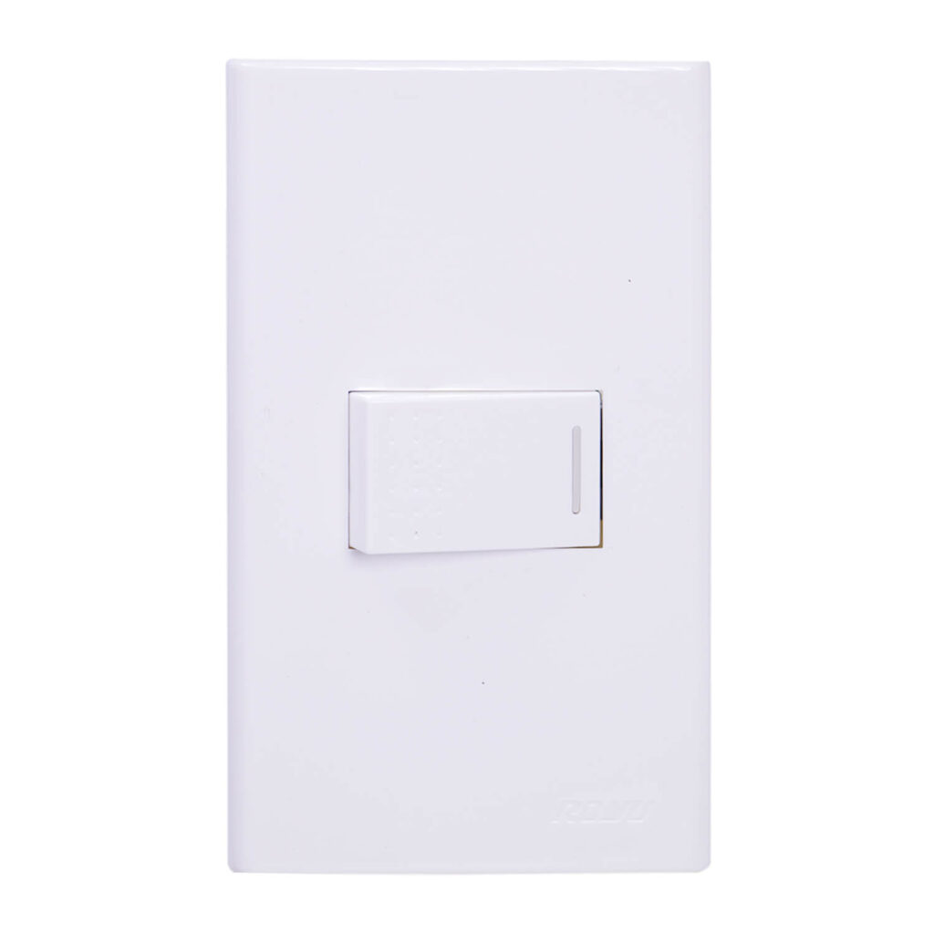 Royu Wide 1 Gang 3 Way Switch Set WD701 - Tacloban Ultrasteel Corporation