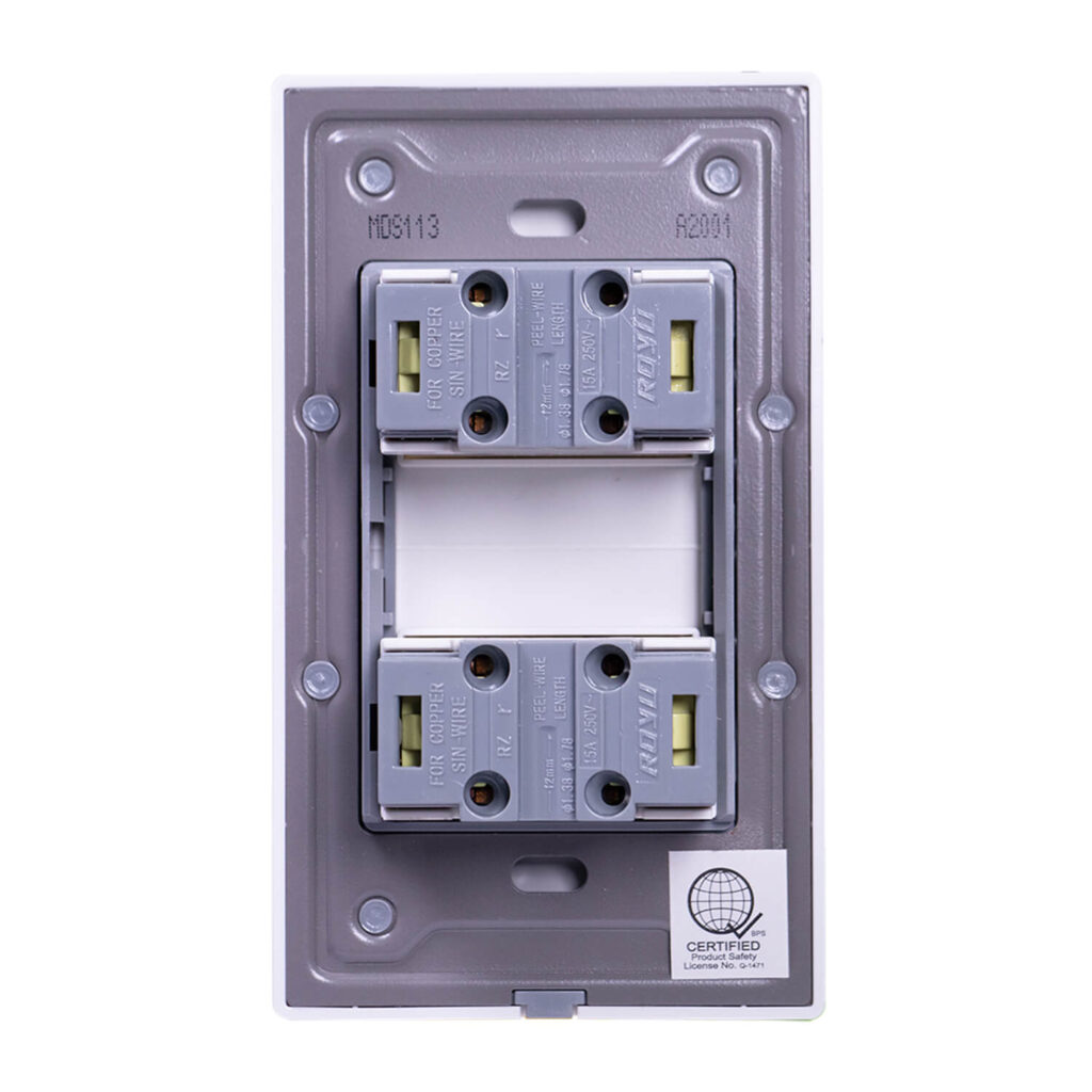 Royu Plano 2-Gang Outlet Set MDS113 - Tacloban Ultrasteel Corporation