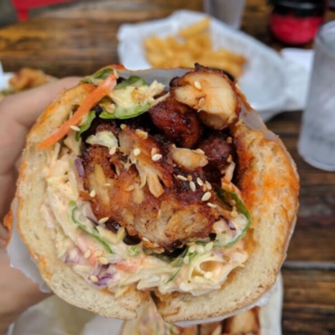 Luke's Inside Out, Austin, TX, Seen On Diners, Drive-ins and Dives