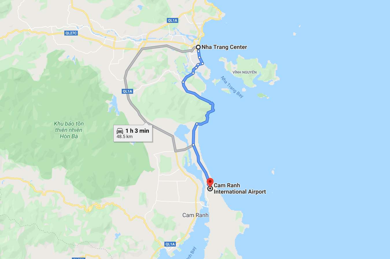 Cẩm nang di chuyển từ sân bay Cam Ranh về trung tâm thành phố Nha Trang
