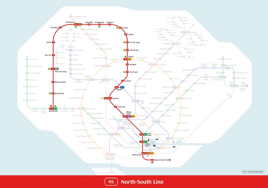 The MRT Line Map Singapore Guide for Travelers