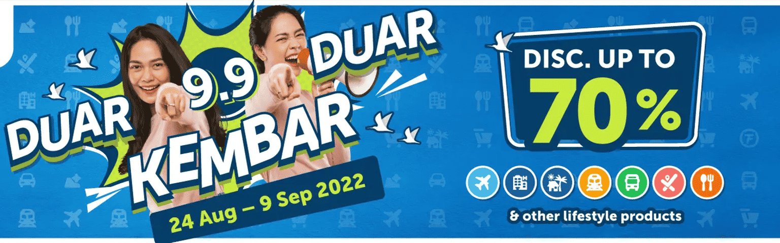 Promo 9.9 Traveloka untuk Liburan & Staycation Akhir Tahun!