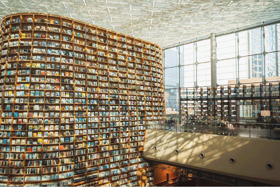 Đến ngay Starfield library - Chốn thiên đường cho những ai yêu sách