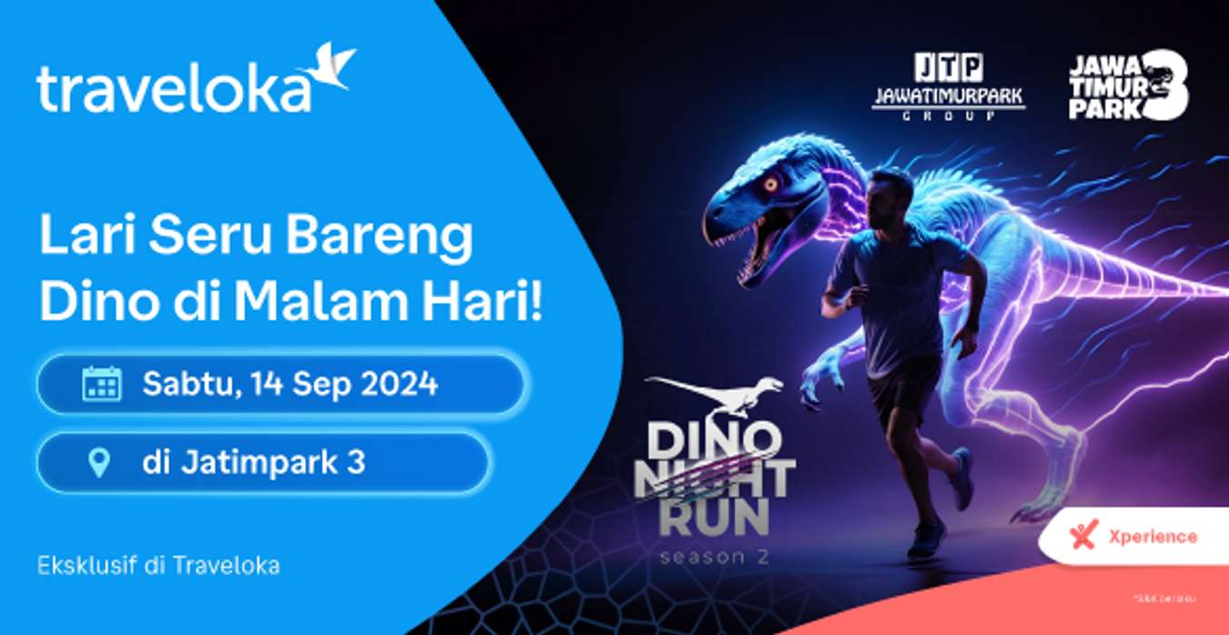 Dino Night Run 2024 Season 2 di Jatim Park 3, Daftar Sekarang Juga!