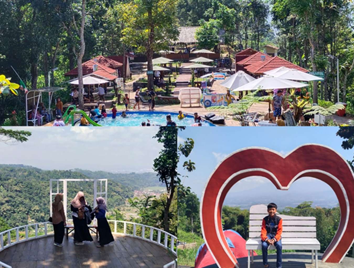 Wisata Alam Bukit Sampalan Asri di Kaki Gunung Sawal, Ciamis