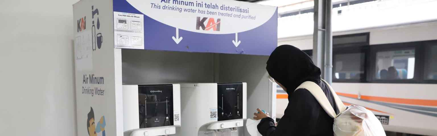 39 Stasiun dengan Fasilitas Drinking Water Station