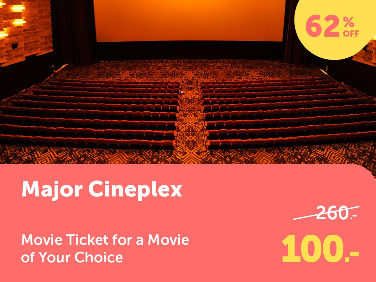 Book Major Cineplex movie ticket at THB100 for all movies. Save on any ...