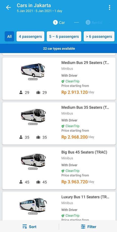 Bus Rental Service | Search for Bus Rent in Traveloka