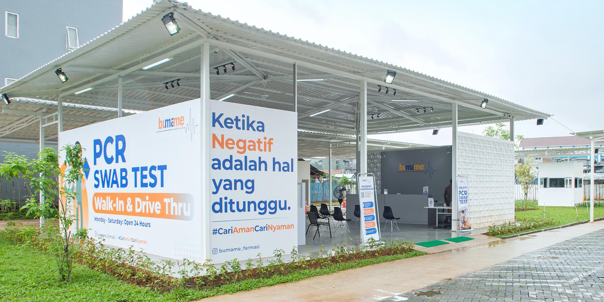 Tes RT-PCR COVID-19 di Bumame Farmasi Cideng