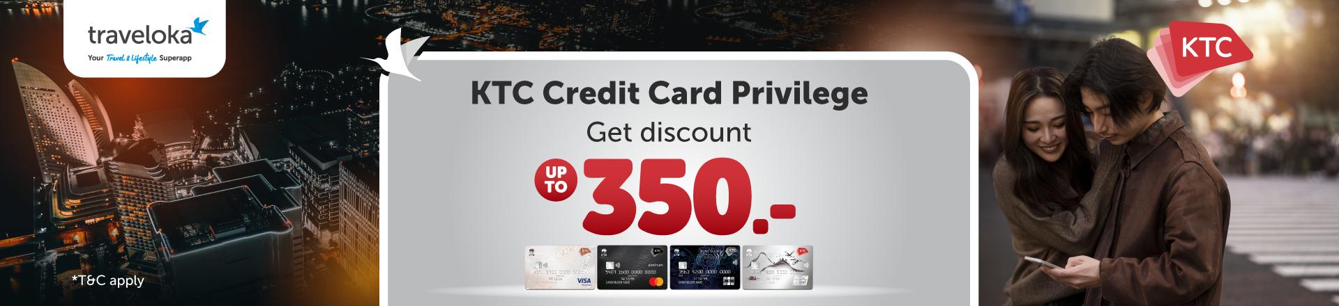 Book your Thai trip with a KTC credit card. 💓 Save up to THB350 on ...