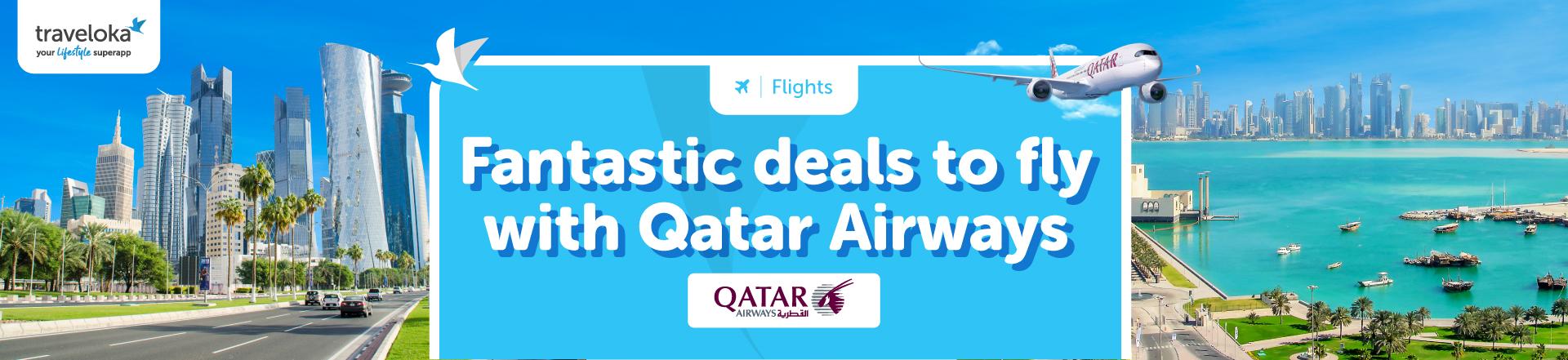Fantastic deals to fly with Qatar Airways
