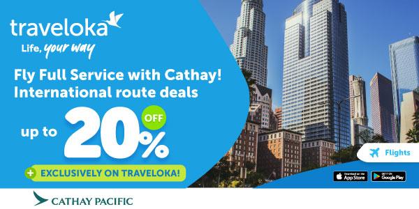 Cathay Pacific deals are up to 20% off!