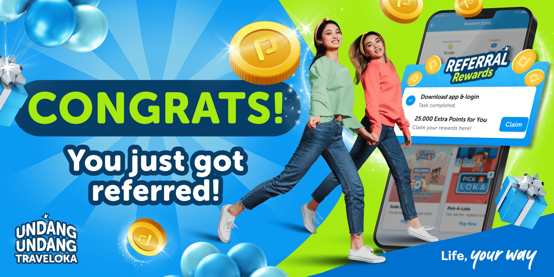 Claim Referral Reward