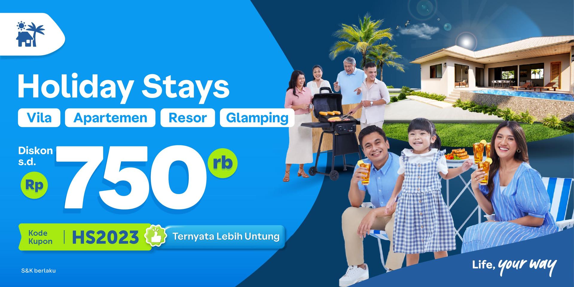 Traveloka Holiday Stays buat #NginepMakinSeru