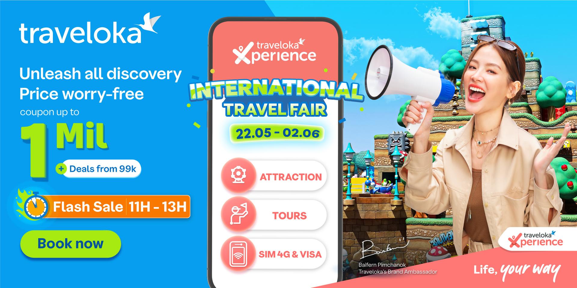 Enjoy Xperience International Sale upto 1 mio now!