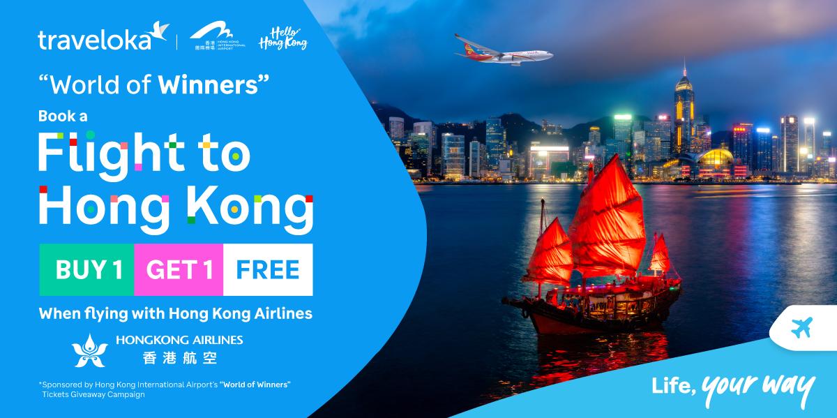 Book Flights to Hong Kong & enjoy Buy 1 Get 1 Free promotion