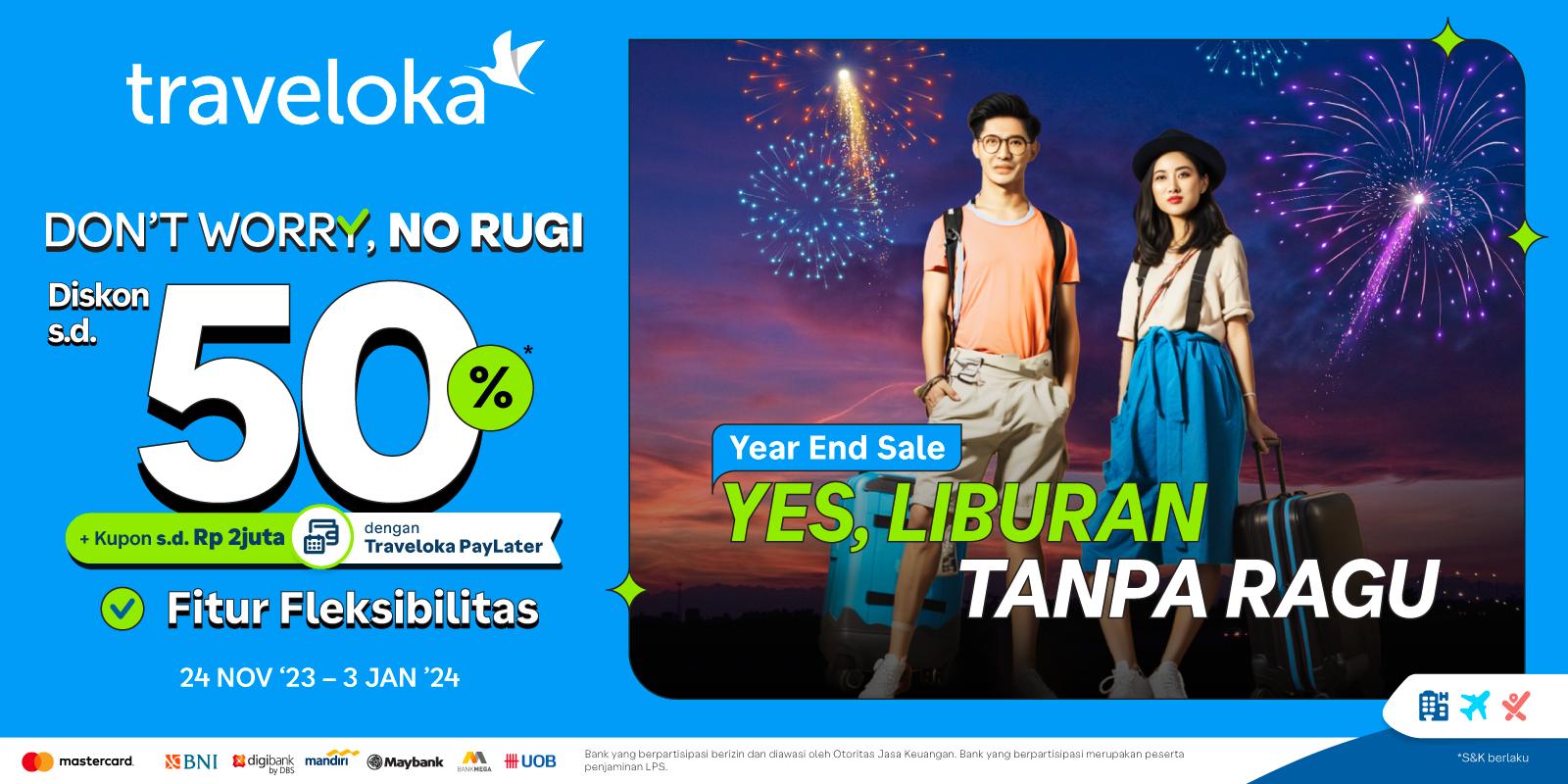 Promo Akhir Tahun Traveloka