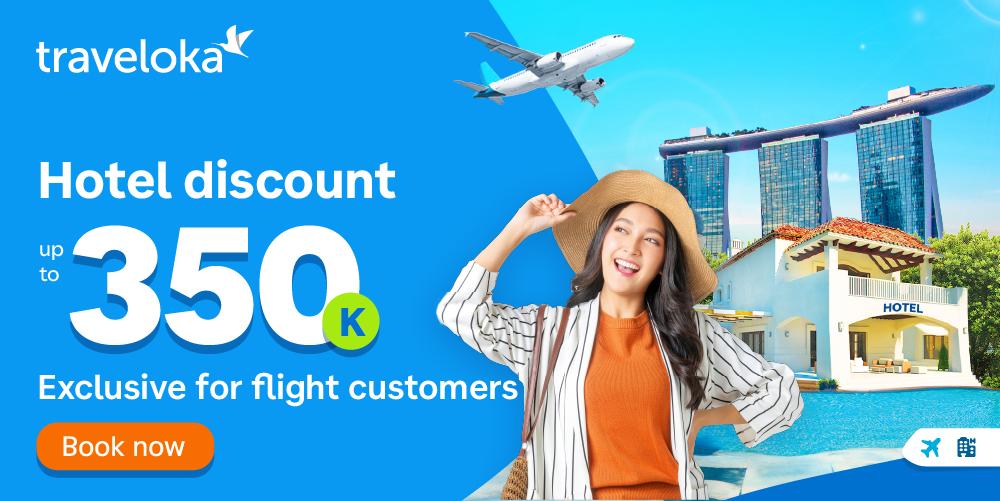 Exclusive hotel discount 350K