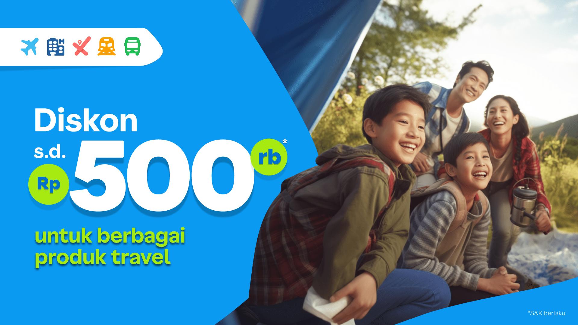 Promo Pengguna Baru Traveloka Diskon s.d. 1jt