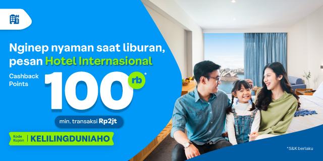 Kupon Promo Rp100rb Hotel Internasional