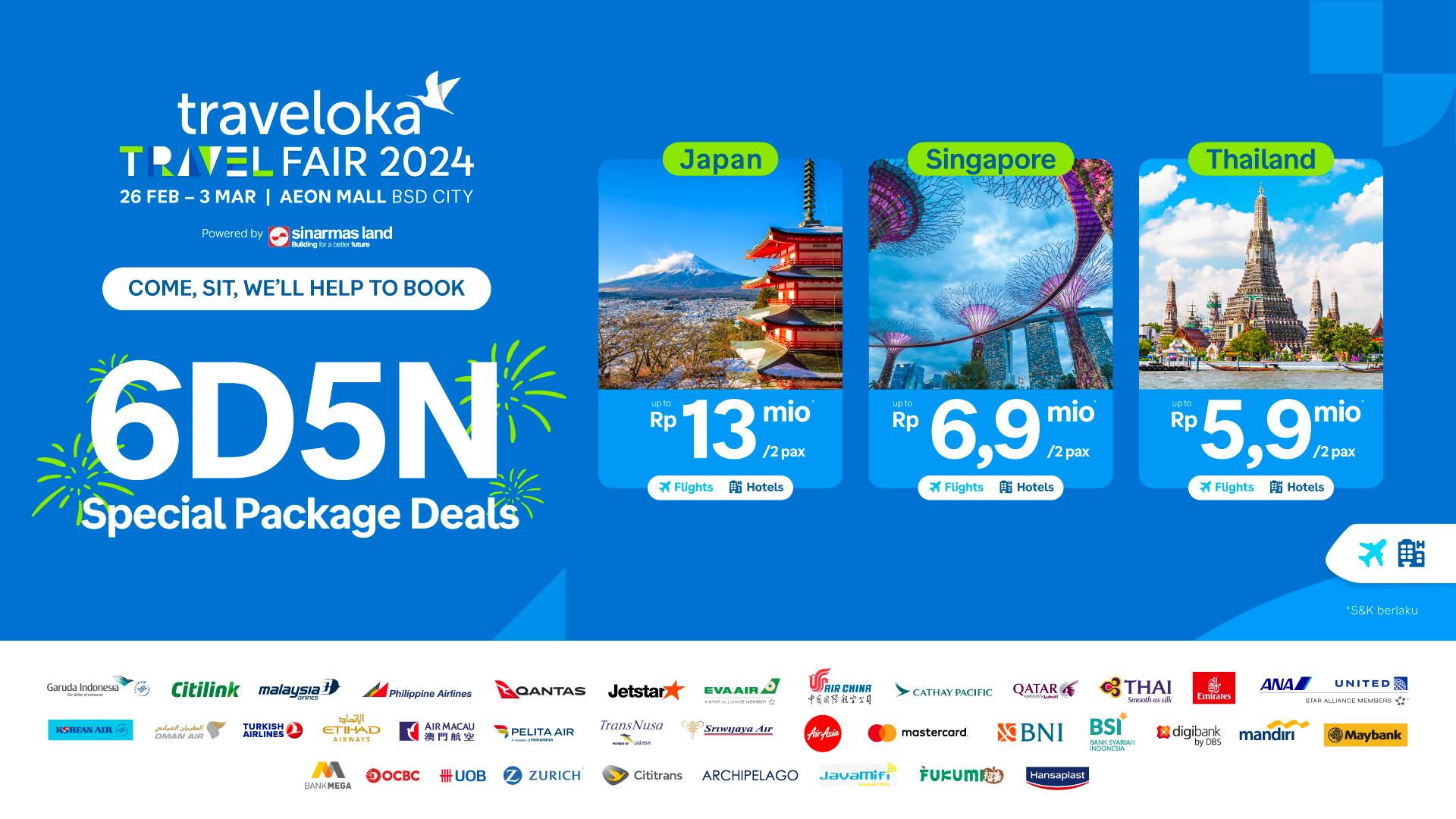 Traveloka Flight & Hotel Promos