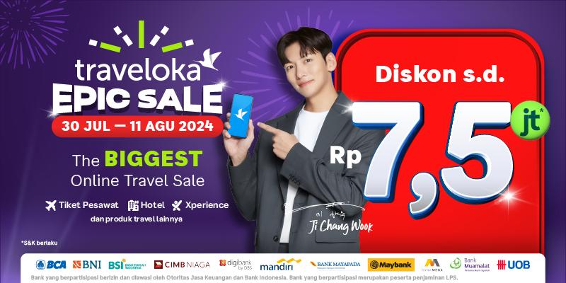 Promo Traveloka Terbaru 2024 - Diskon s.d. 50%